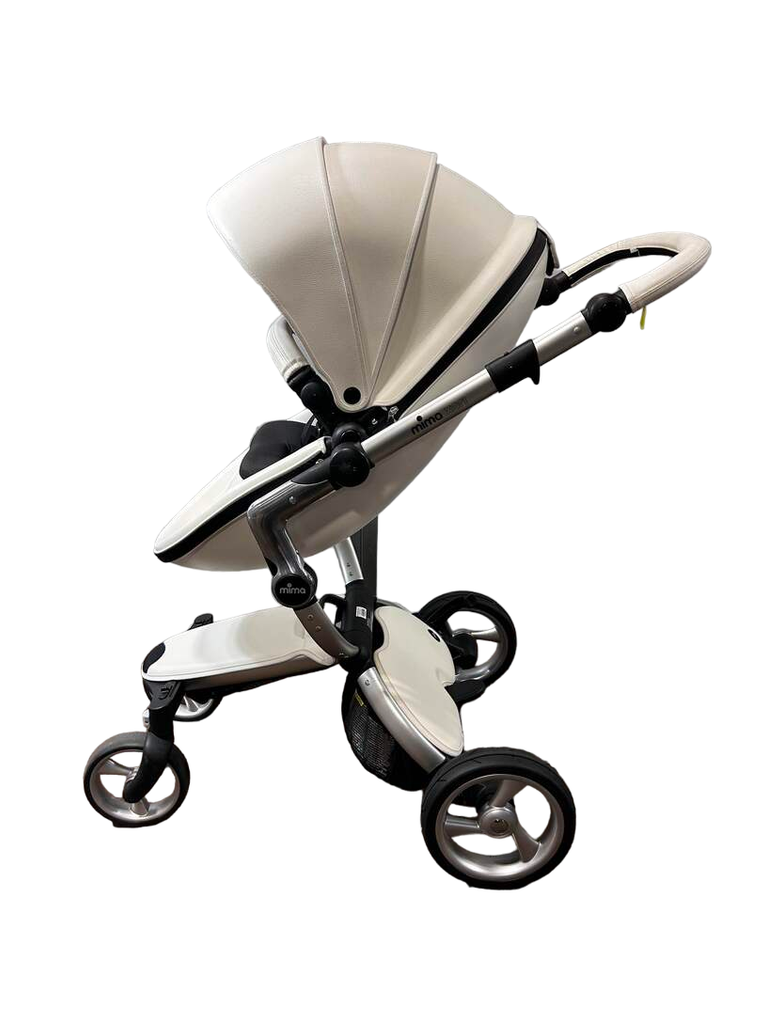 Mima Xari Stroller, 2020, Aluminum, Stone White, Black