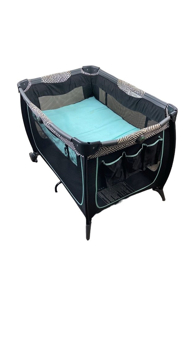 Safety 1st Safe Stages Play Yard, Black Ice — GoodBuy Gear