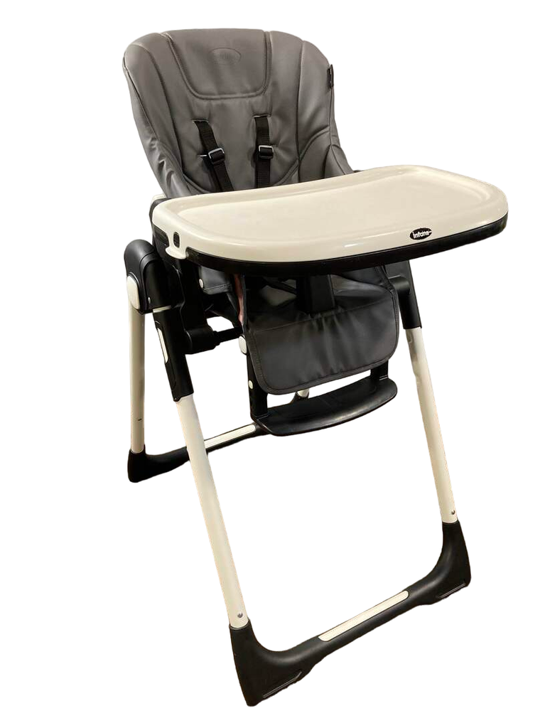 Infans Adjustable and Foldable High Chair, Dark Grey