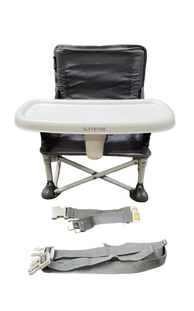 Summer Infant Pop 'n Sit Portable Booster, Gray — GoodBuy Gear