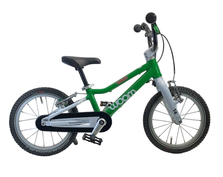 Woom 2 Bike- 14”, Woom Green — GoodBuy Gear