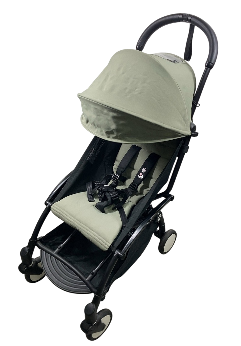Babyzen YOYO2 Complete Stroller, 2022, Black with Olive — GoodBuy Gear
