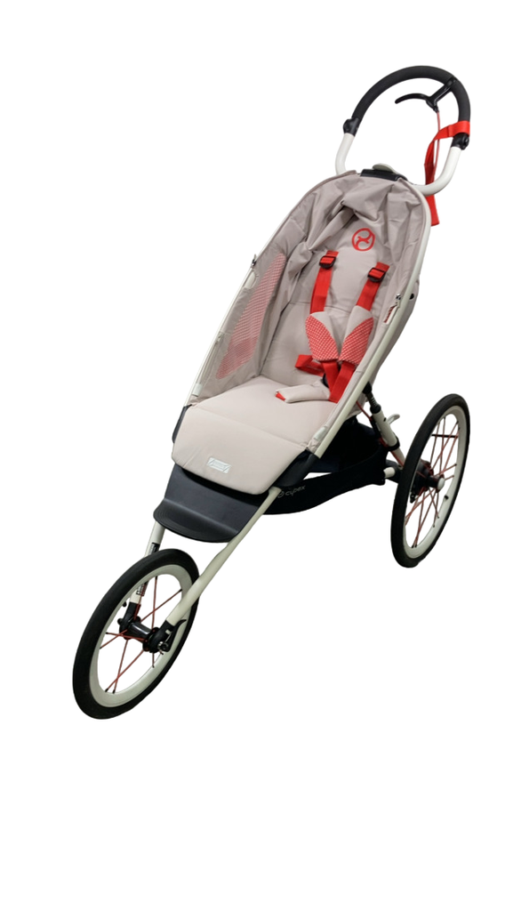 Cybex AVI Jogging Stroller, 2021, Cream/Orange