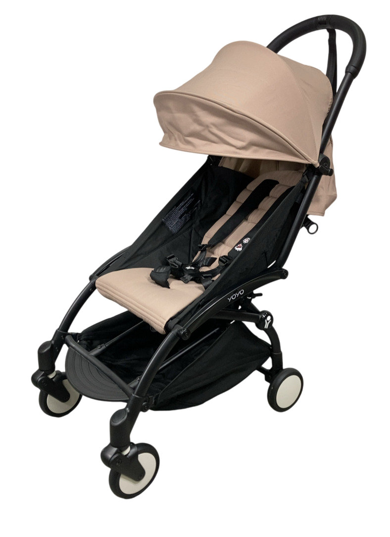 Babyzen YOYO2 Complete Stroller, Black with Toffee, 2024 — GoodBuy Gear