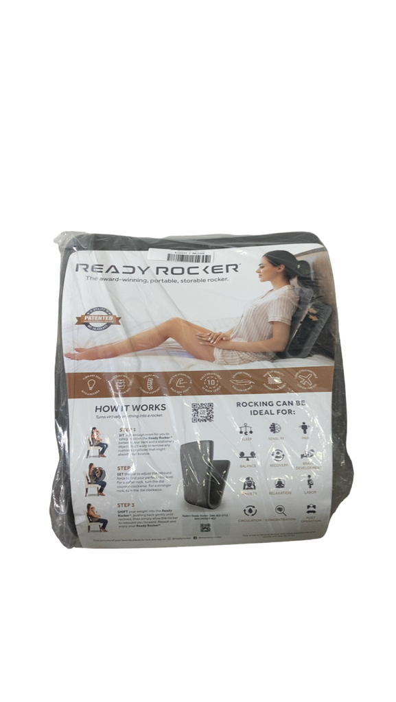 Ready Rocker Portable Rocker, Carbon Faux Leather