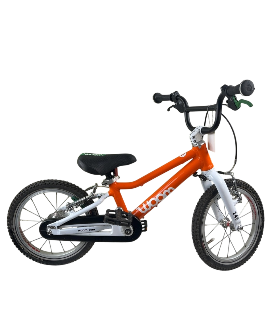 Woom ORIGINAL 2 Bike- 14”, Flame Orange — GoodBuy Gear