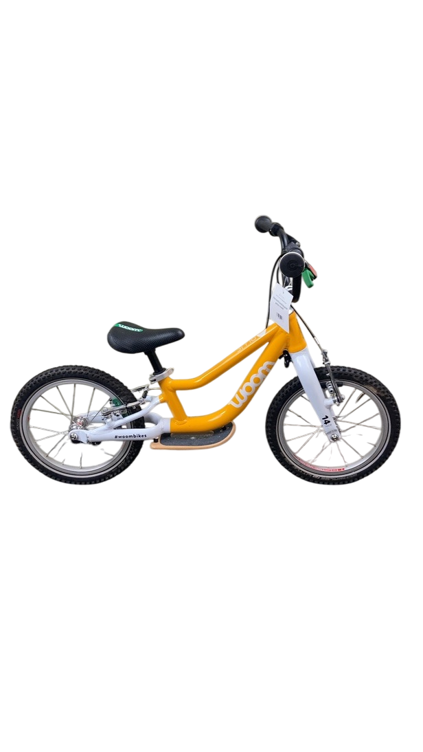 Woom 1 Plus Balance Bike, Flame Orange — GoodBuy Gear