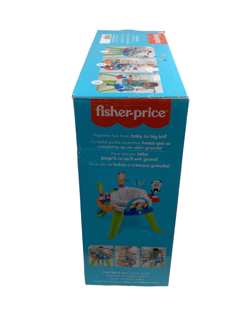 Fisher Price 3-in-1 Spin & Sort Activity Center