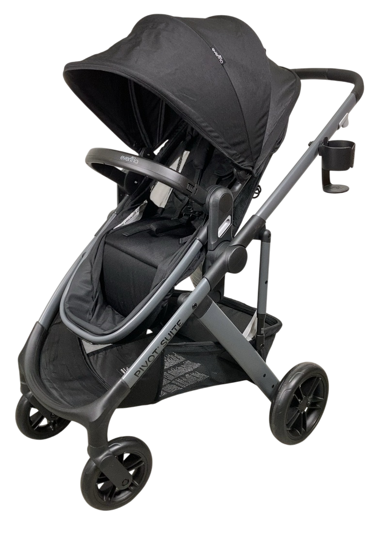 Evenflo Pivot Suite Stroller, 2024, Dunloe Black — GoodBuy Gear