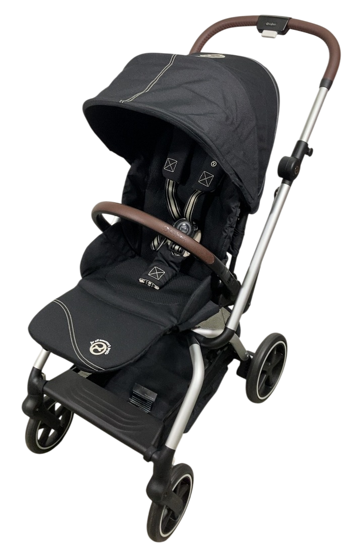 Cybex Eezy S Twist+2 Stroller, 2023, Moon Black — GoodBuy Gear