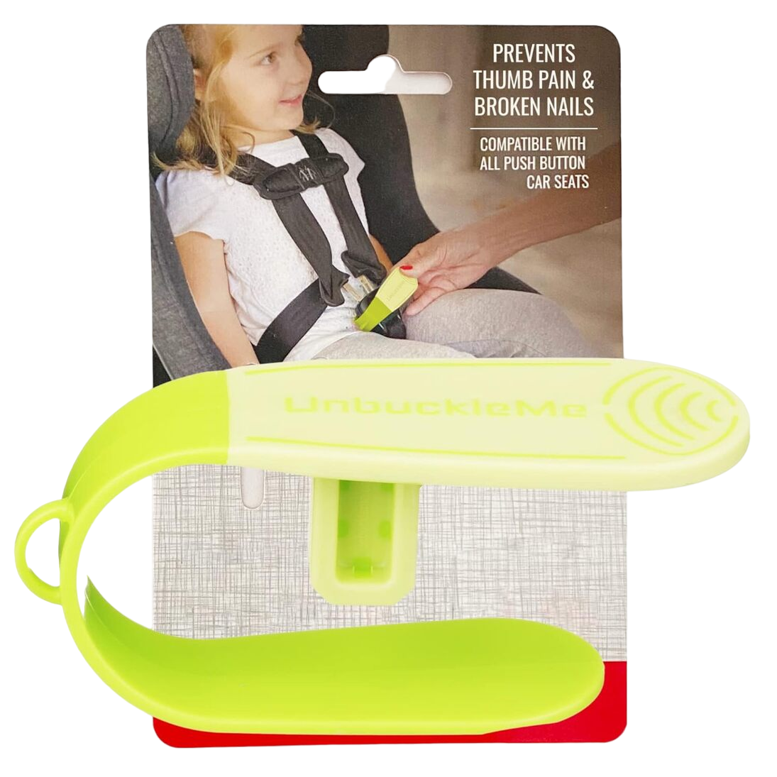UnbuckleMe Car Seat Buckle Release Tool, Single Pack, Lime Green ...