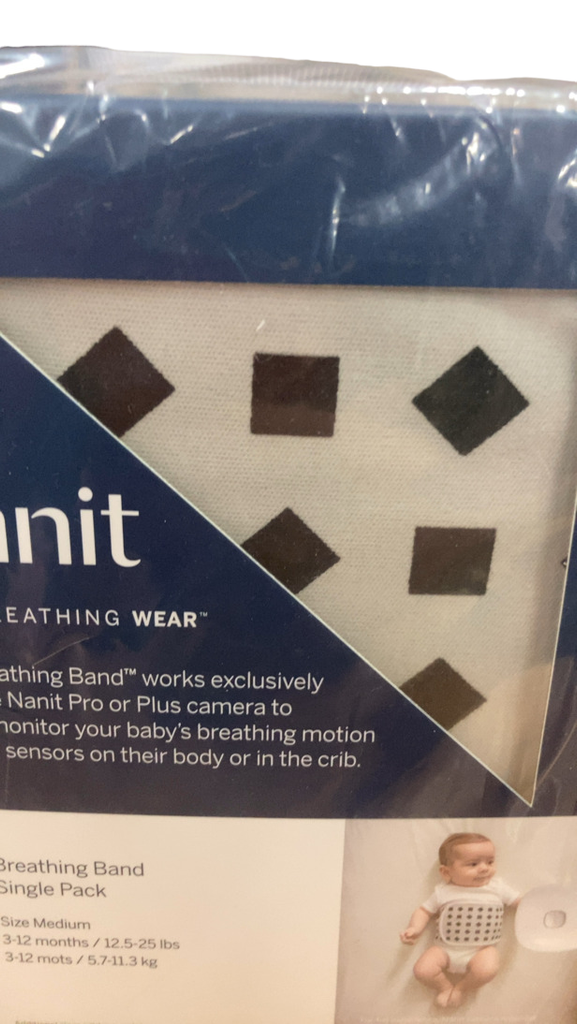 Nanit Breathing Band, 3-12 months, Pebble Gray