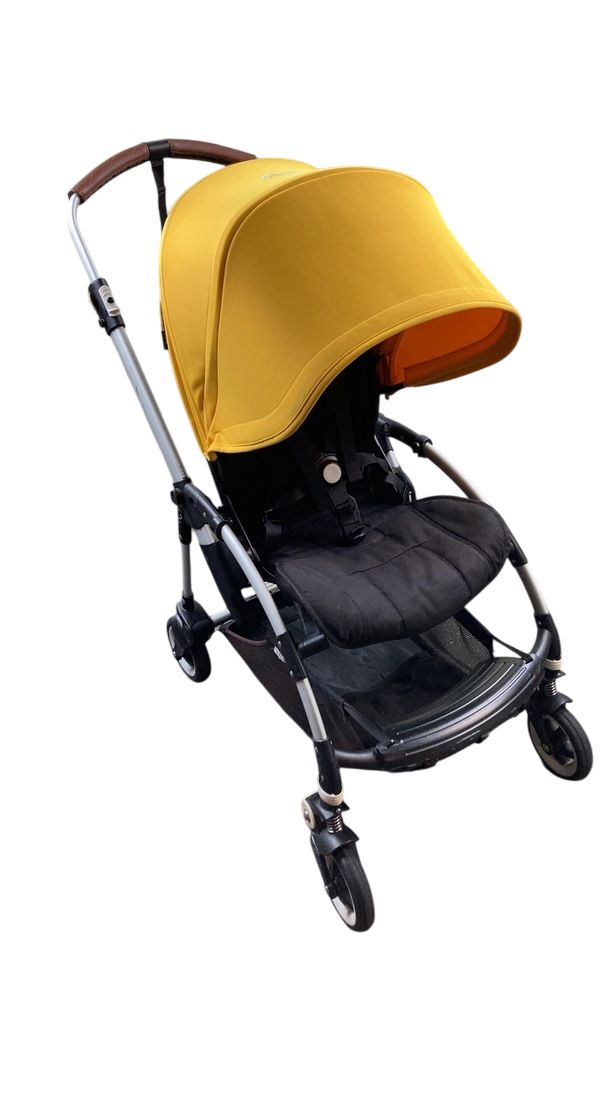 Bugaboo Bee5 Stroller, 2016, Aluminum, Black, Sunrise Yellow — GoodBuy Gear