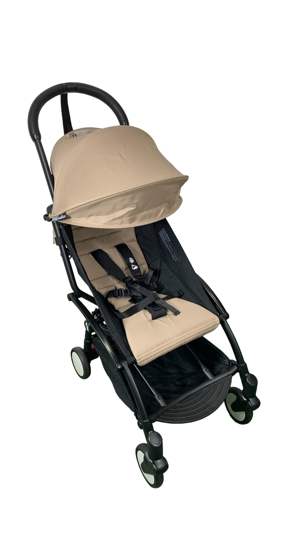 Babyzen YOYO2 Complete Stroller, 2024, Black with Taupe — GoodBuy Gear