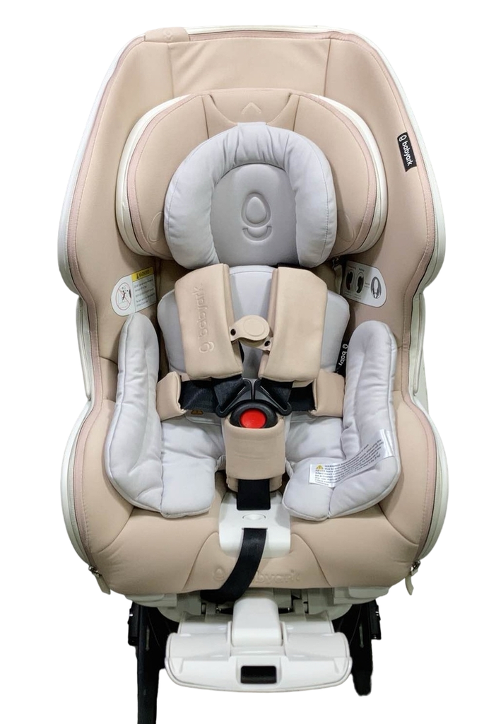 Babyark Premium Convertible Car Seat, 2023, Eggshell White / Moonlight