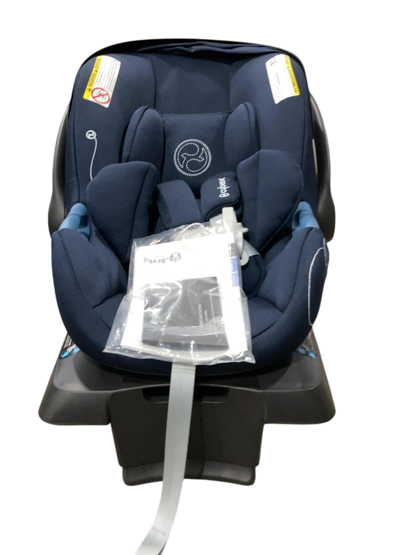Cybex Eos and Aton G Travel System, Black, Ocean Blue, 2025 — GoodBuy Gear