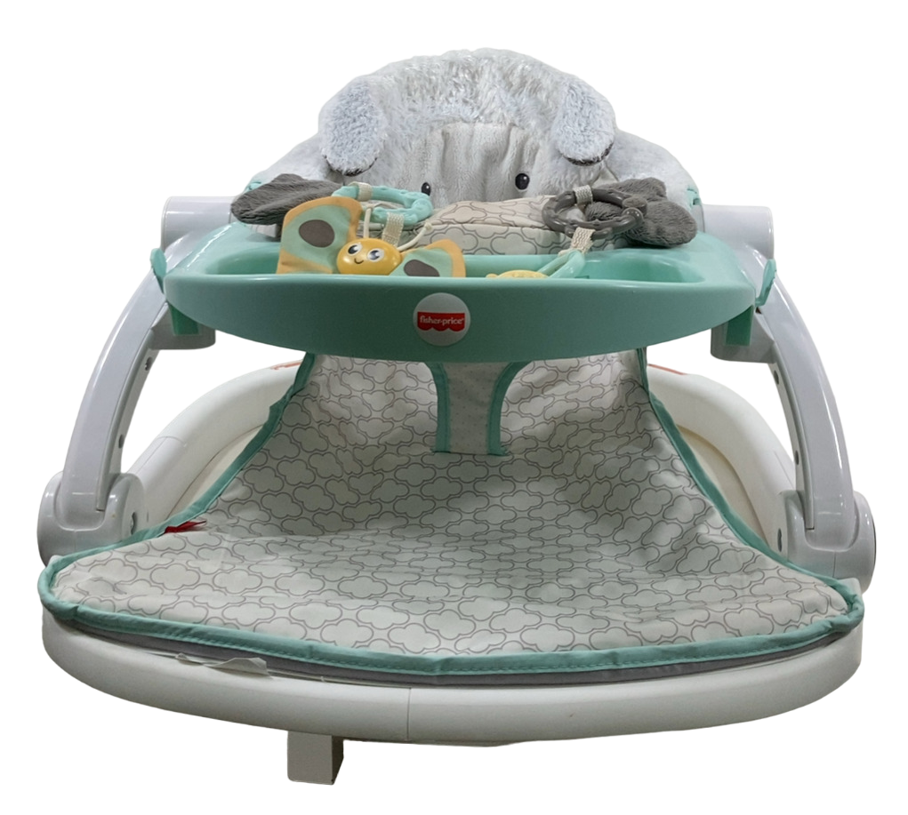 Fisher Price Premium Sit-Me-Up Floor Seat with Toy Tray, Lamb — GoodBuy ...