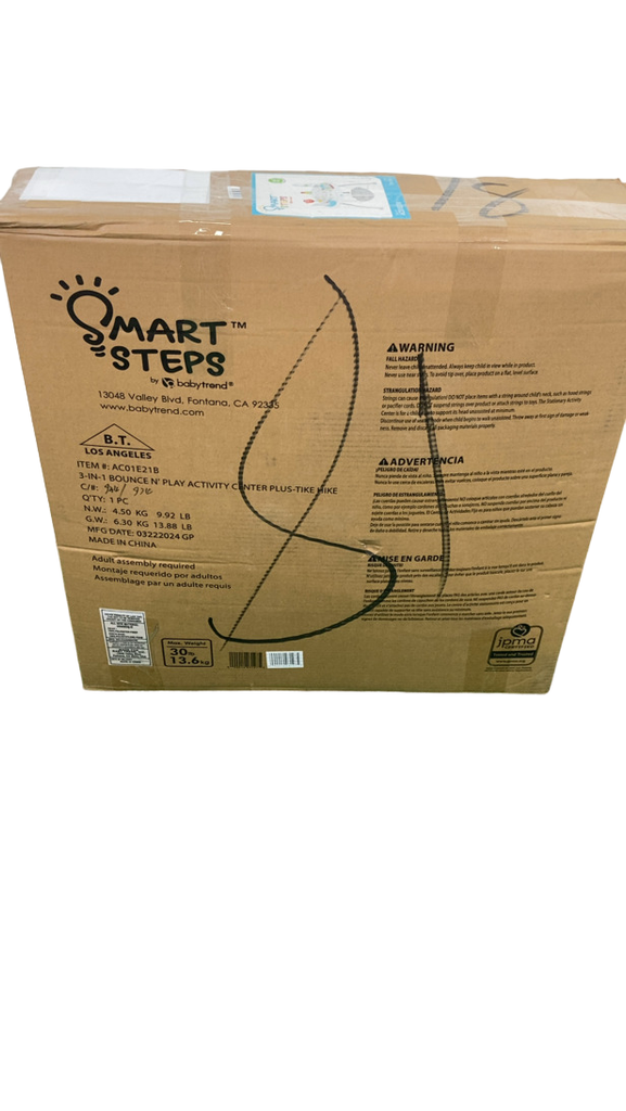 Baby Trend Smart Steps 3-in-1 Bounce ‘N Play Activity Center Plus, Tik
