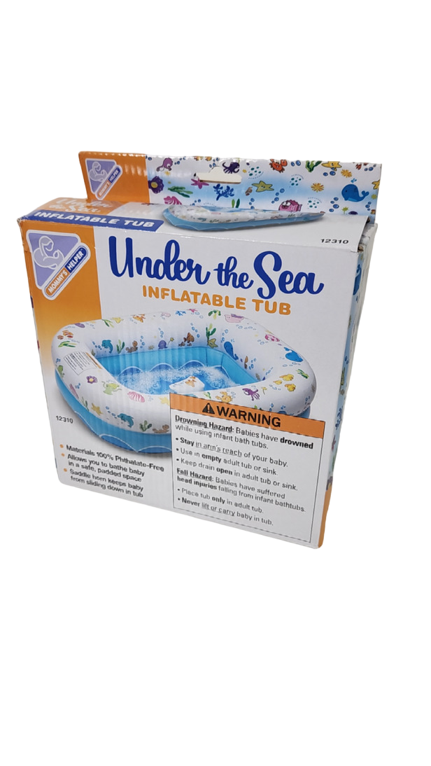 Mommy’s Helper Inflatable Bath Tub, Under the Sea — GoodBuy Gear