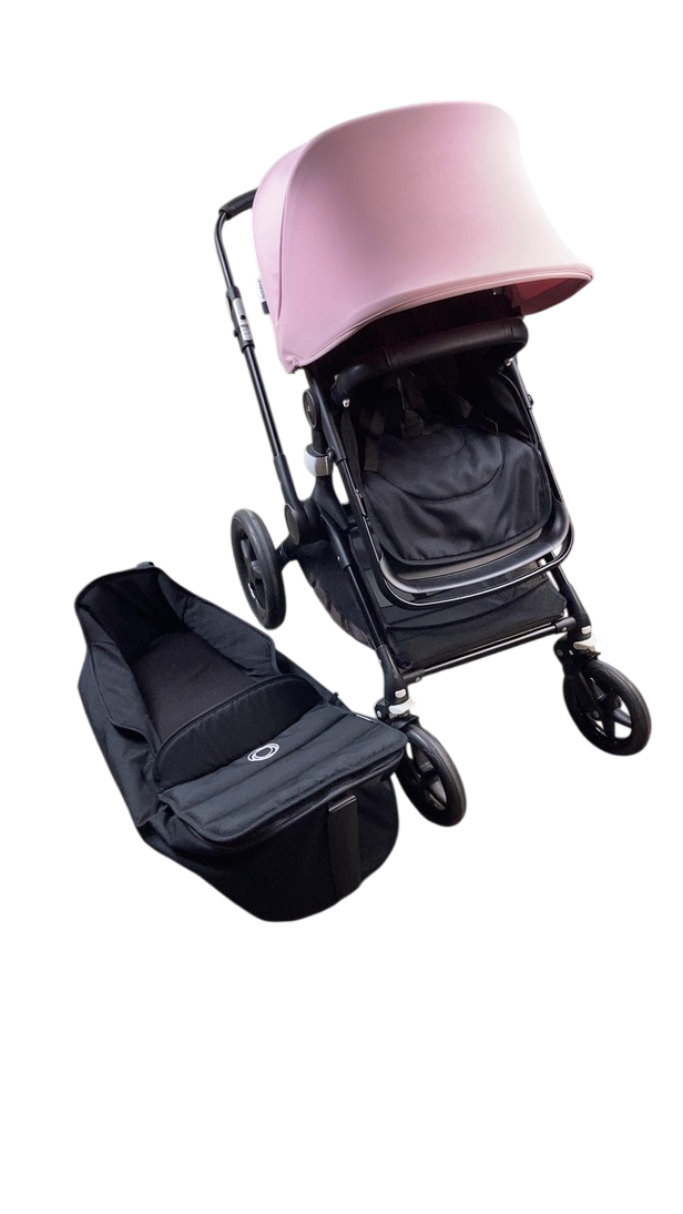 Bugaboo Fox Stroller, 2019, Black, Morning Pink — GoodBuy Gear