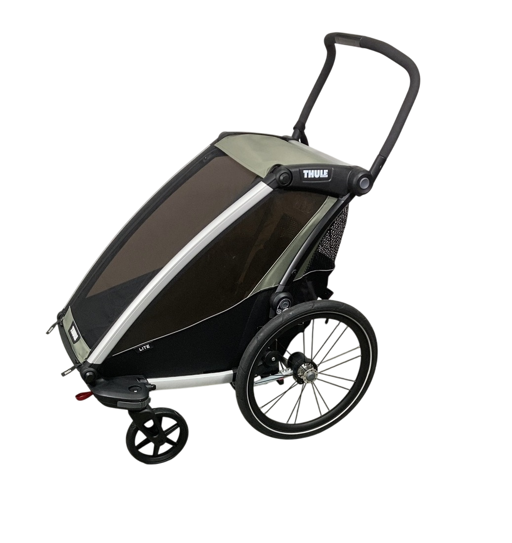 Thule Chariot Lite Bike Trailer Stroller 1 Seat, 2021, Agave — GoodBuy Gear