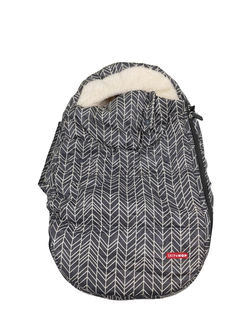 Skip Hop Stroll And Go Car Seat Cover, Gray Feather — GoodBuy Gear