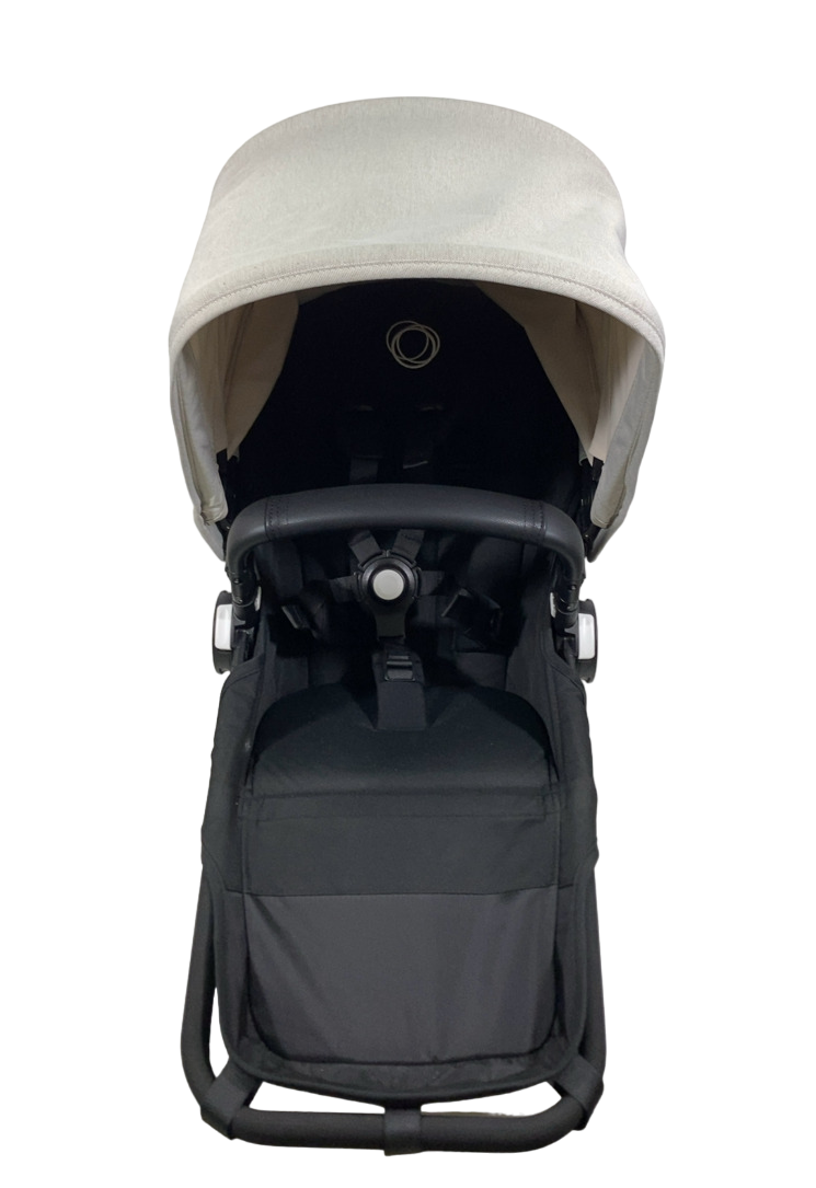 Bugaboo Donkey 5 Duo Extension Set, with Canopy, Misty White, Midnight ...