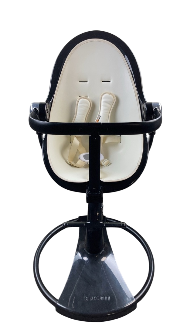 Bloom Fresco High Chair, Black, Coconut White — GoodBuy Gear