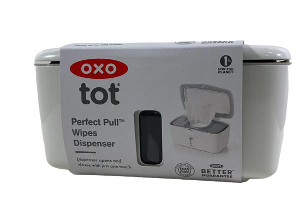 OXO Tot Perfect Pull Wipes Dispenser, Grey