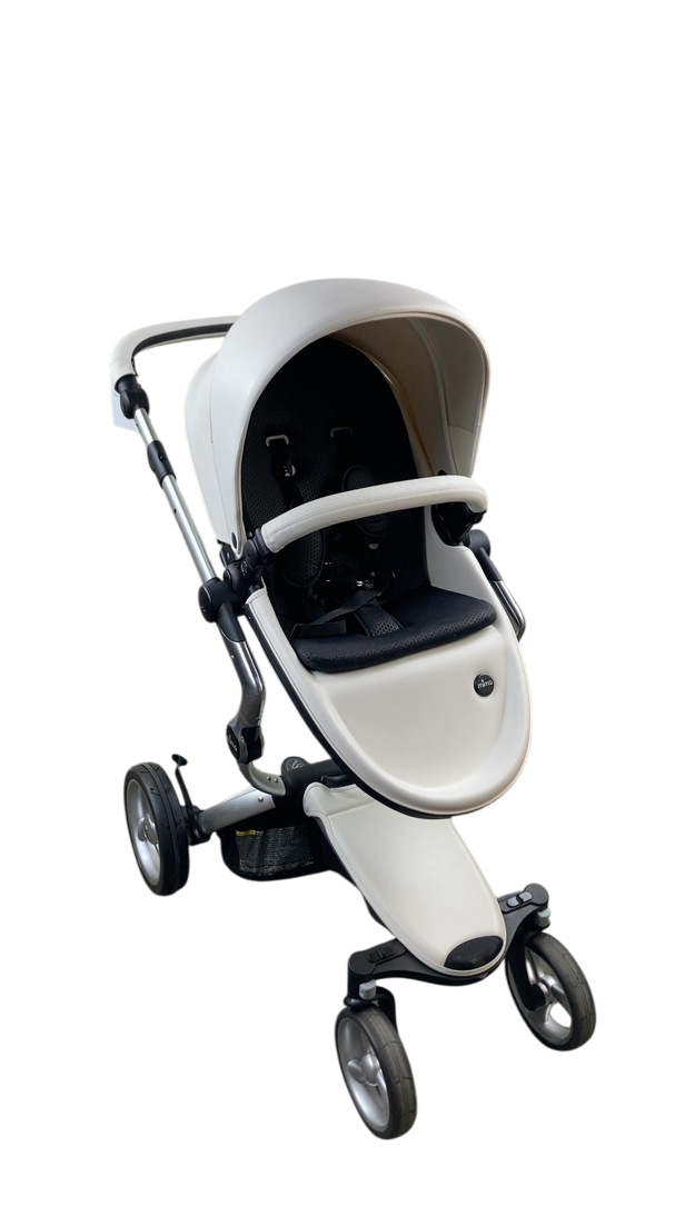 Mima Xari Stroller, 2020, Aluminum, Black, Snow White — GoodBuy Gear
