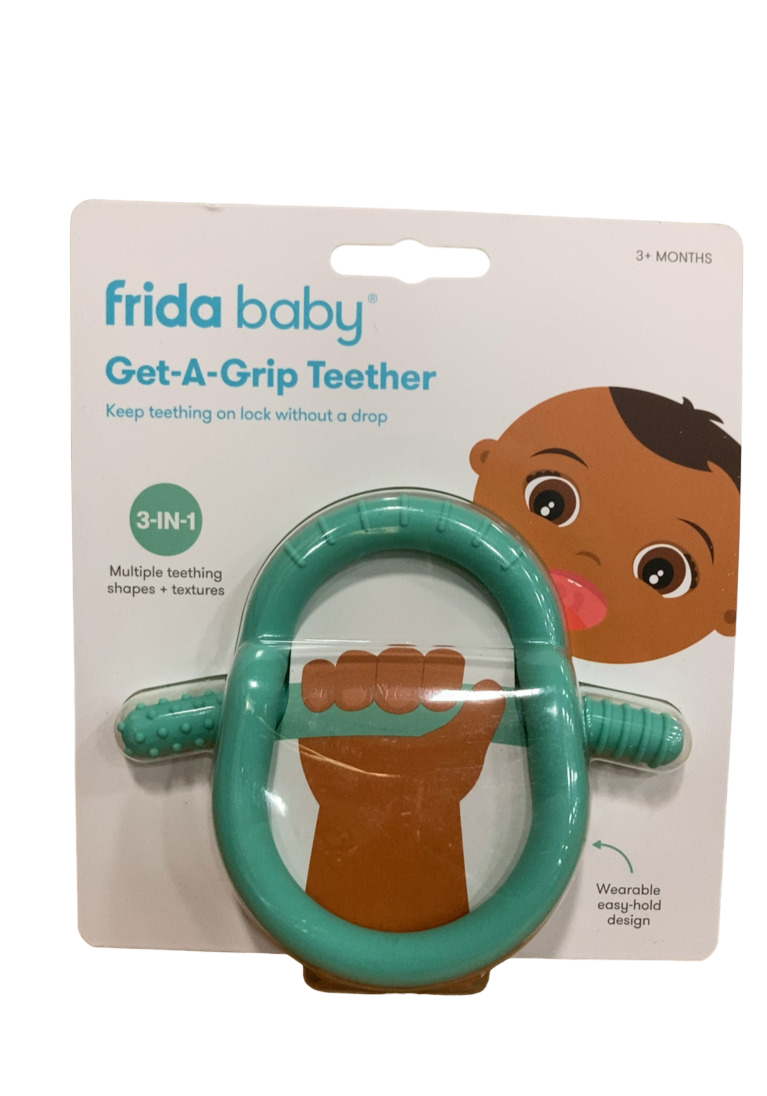 FridaBaby Get-A-Grip Teether, Muted Teal — GoodBuy Gear