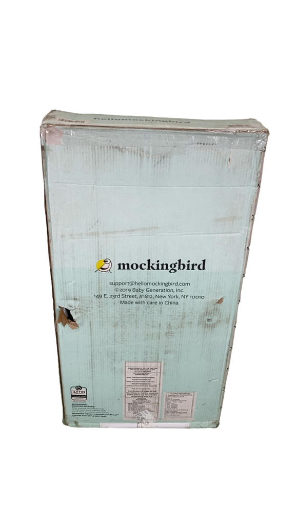 Mockingbird 2nd Seat Kit 2.0, Black, Silver With Penny Leather, Window