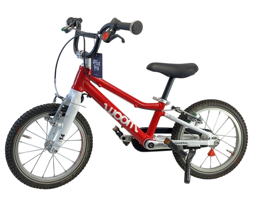Woom 2 Bike- 14”, Woom Red — GoodBuy Gear