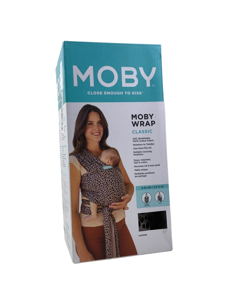 Moby Classic Wrap Baby Carrier, Leopard — GoodBuy Gear