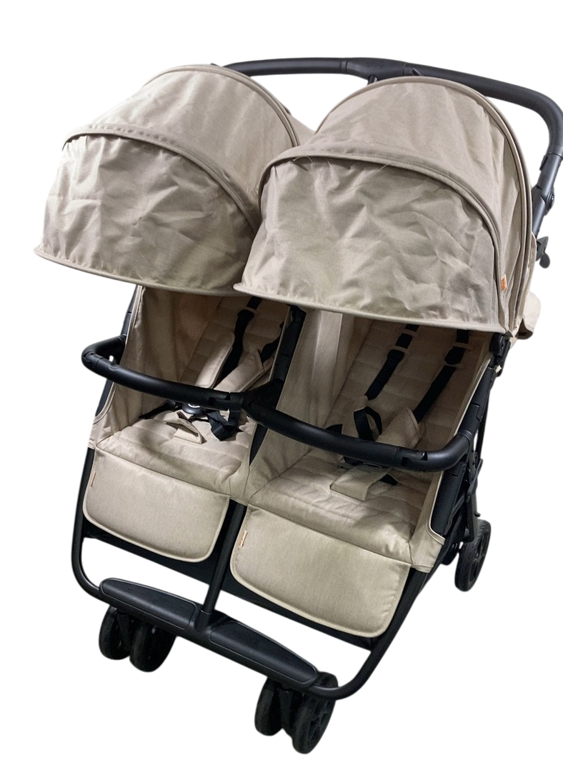 Zoe The Twin V2 Double Stroller, 2025, Sand — GoodBuy Gear