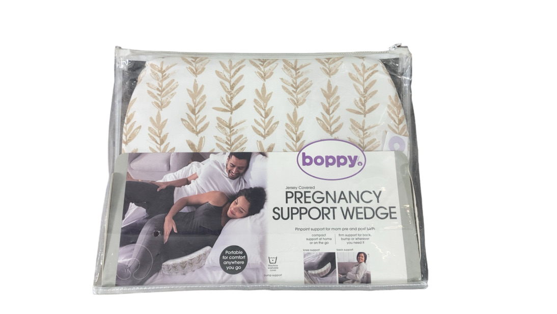 Boppy Pregnancy Wedge Pillow, Taupe Grassland — GoodBuy Gear