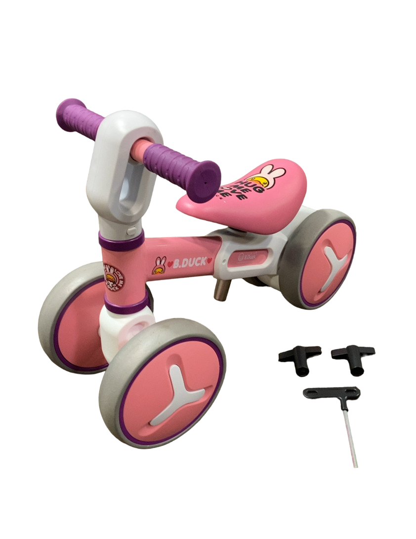 Luddy B. Duck Balance Bike, Pink — GoodBuy Gear