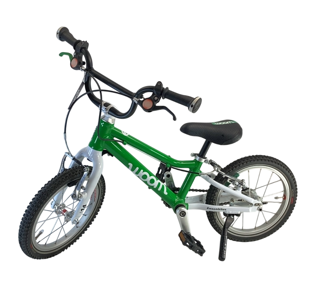 Woom 2 Bike- 14”, Woom Green — GoodBuy Gear