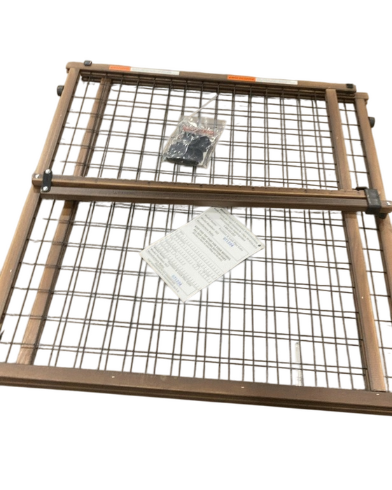 Evenflo Position And Lock Tall Pressure Mount Wood Gate, Farmhouse Col ...