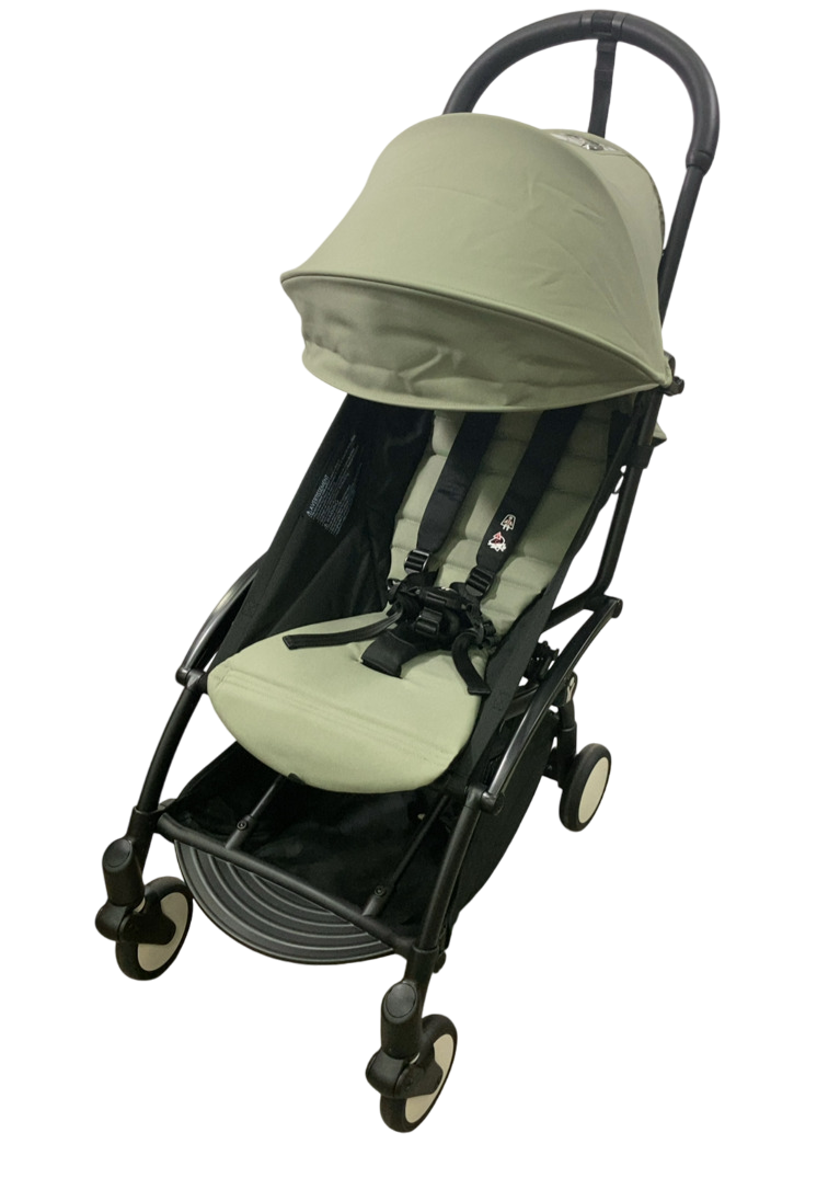 Babyzen YOYO2 Complete Stroller, Black with Peppermint, 2024 — GoodBuy Gear