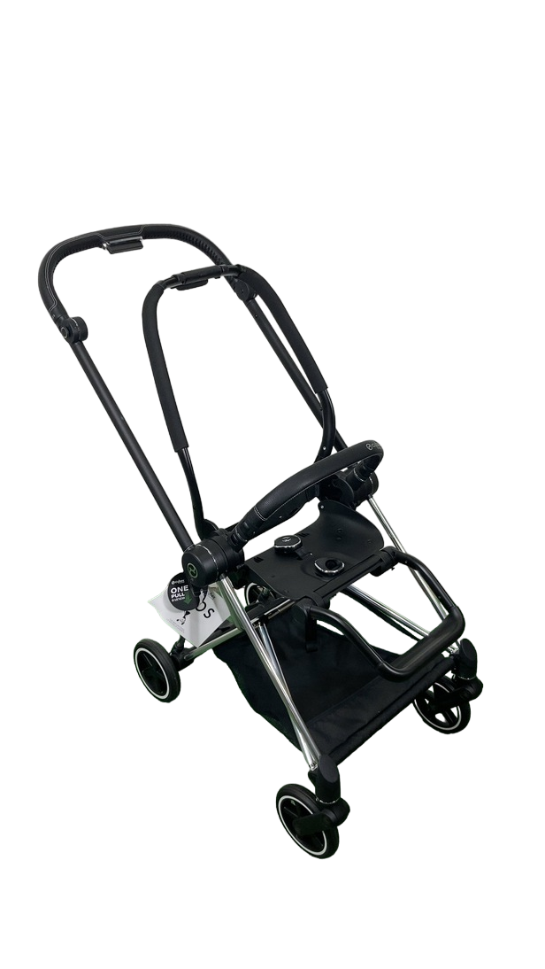 Cybex MIOS Stroller Frame, 2022, Chrome With Black Details — GoodBuy Gear