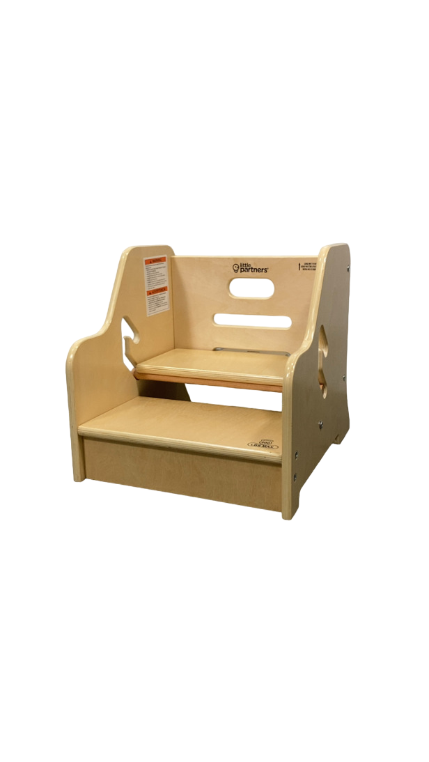 Little Partners Toddler Step Up Stool, Natural — GoodBuy Gear
