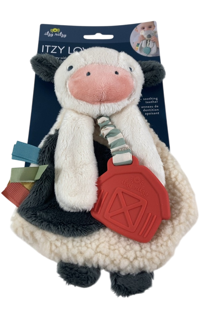 Itzy Ritzy Lovey Teether Toy, Cow — GoodBuy Gear
