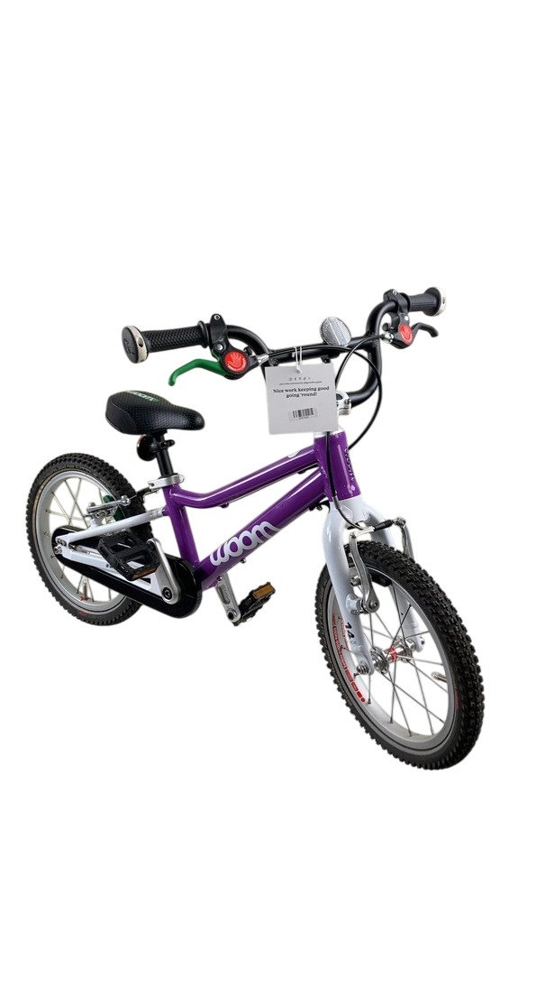 Woom Woom 2 Bike- 14”, Purple Haze — GoodBuy Gear
