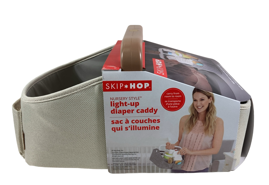 Skip Hop Light Up Diaper Caddy, Oat