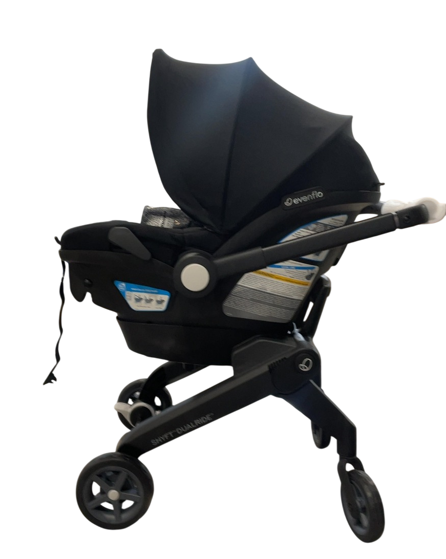 Evenflo Shyft Dual Ride Infant Car Seat Stroller Combo, 2024, Beaufort ...