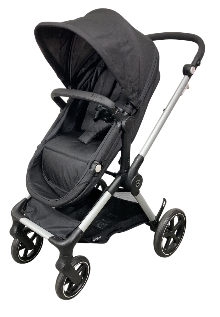 Cybex Eos Stroller, 2024, Moon Black, Silver — GoodBuy Gear