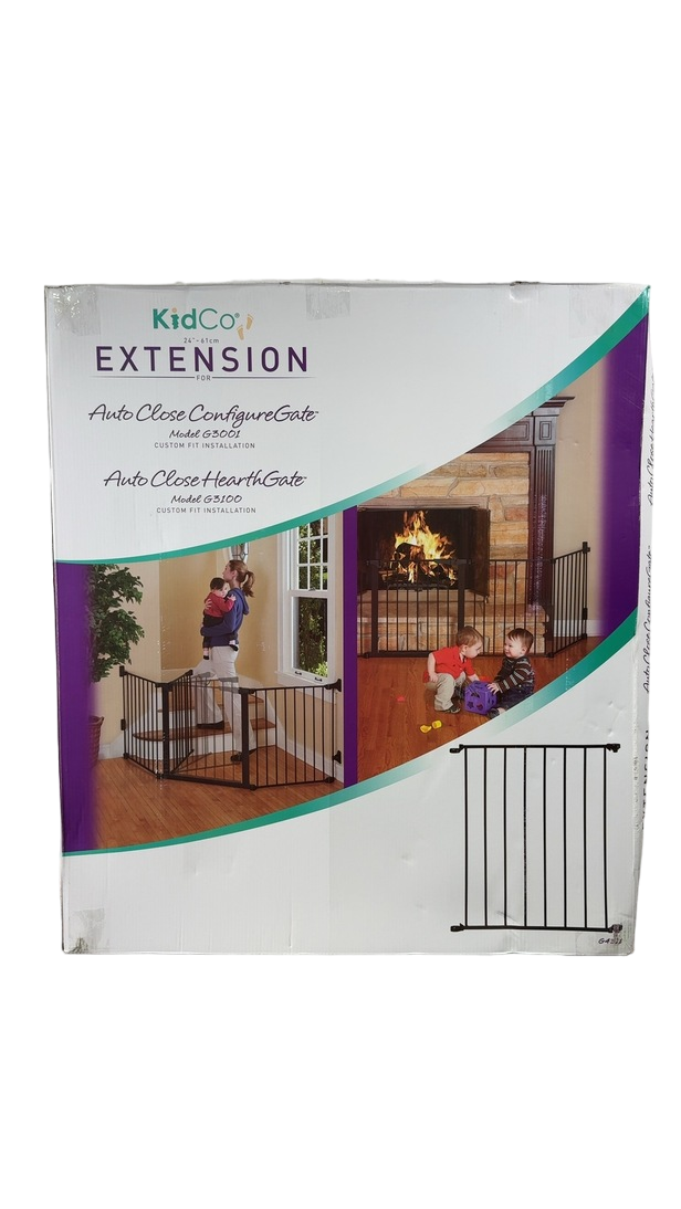 KidCo, 24” Extension Configure Gate, Black — GoodBuy Gear