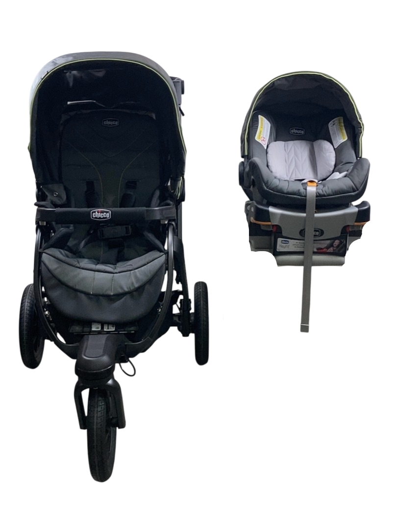 Chicco Activ3 Jogging Stroller Travel System, 2024, Solar — GoodBuy Gear