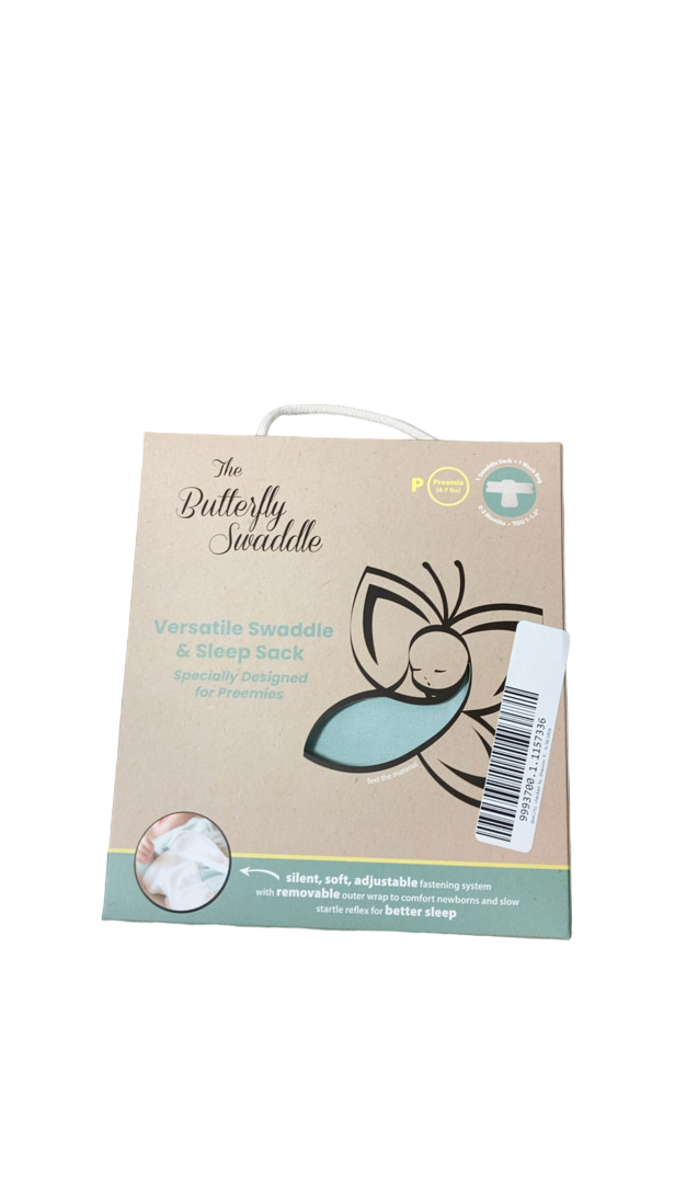 The Butterfly Swaddle Butterfly Swaddle, Green, Preemie — GoodBuy Gear